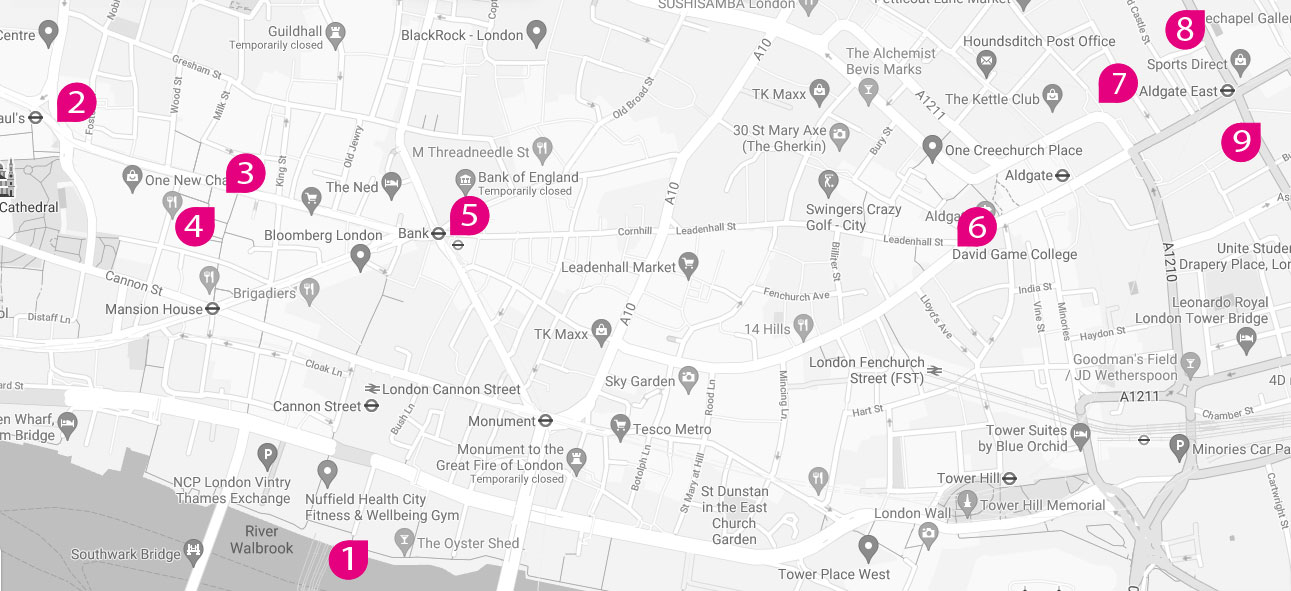 LFA2021: City Benches – Aldgate - Building Sounds | Podfollow